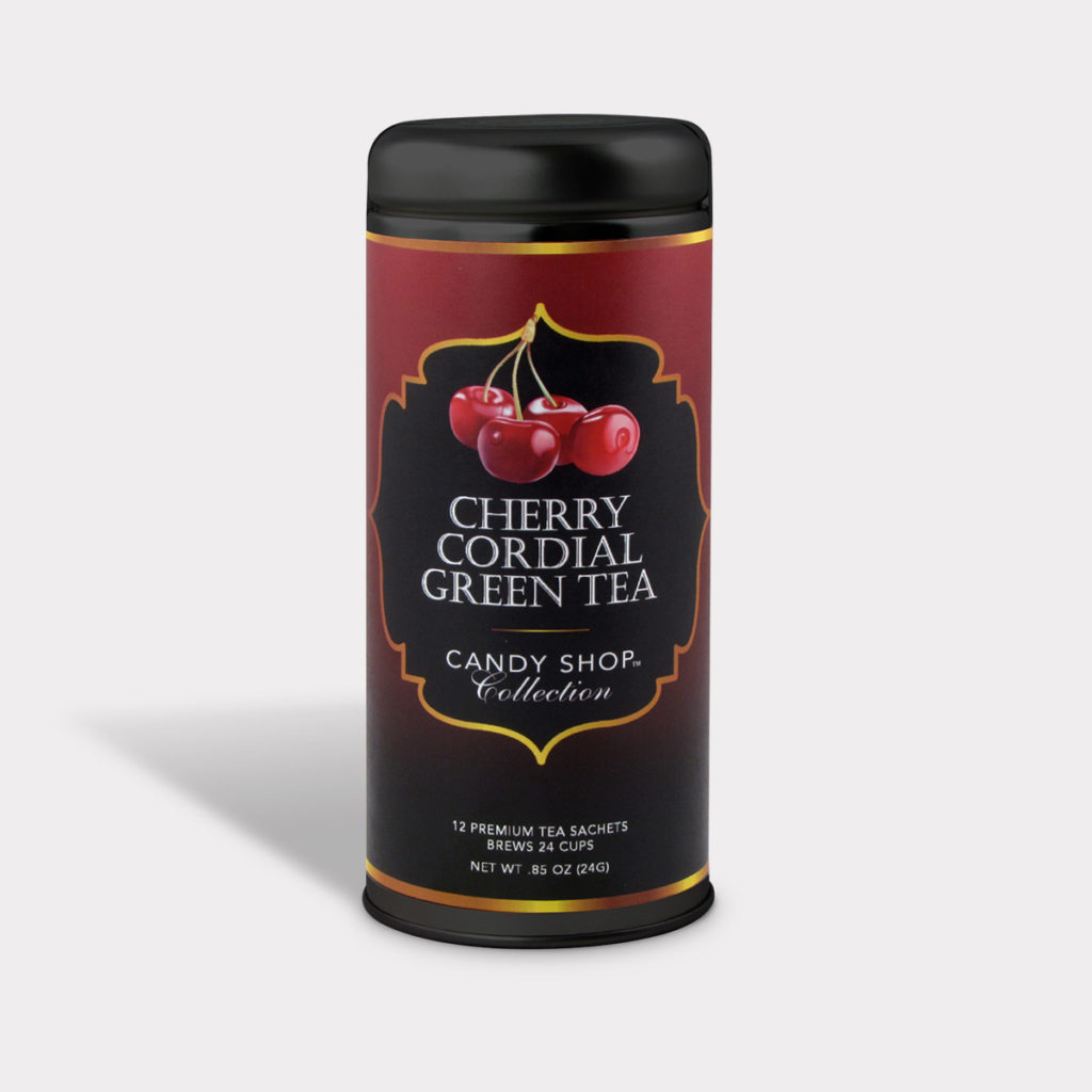Cherry Cordial Green Tea | The Tea Can Company