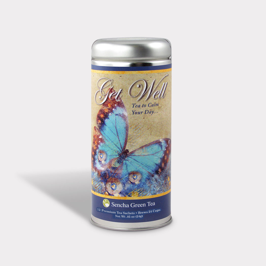 Get Well Butterfly Tea Gift | The Tea Can Company