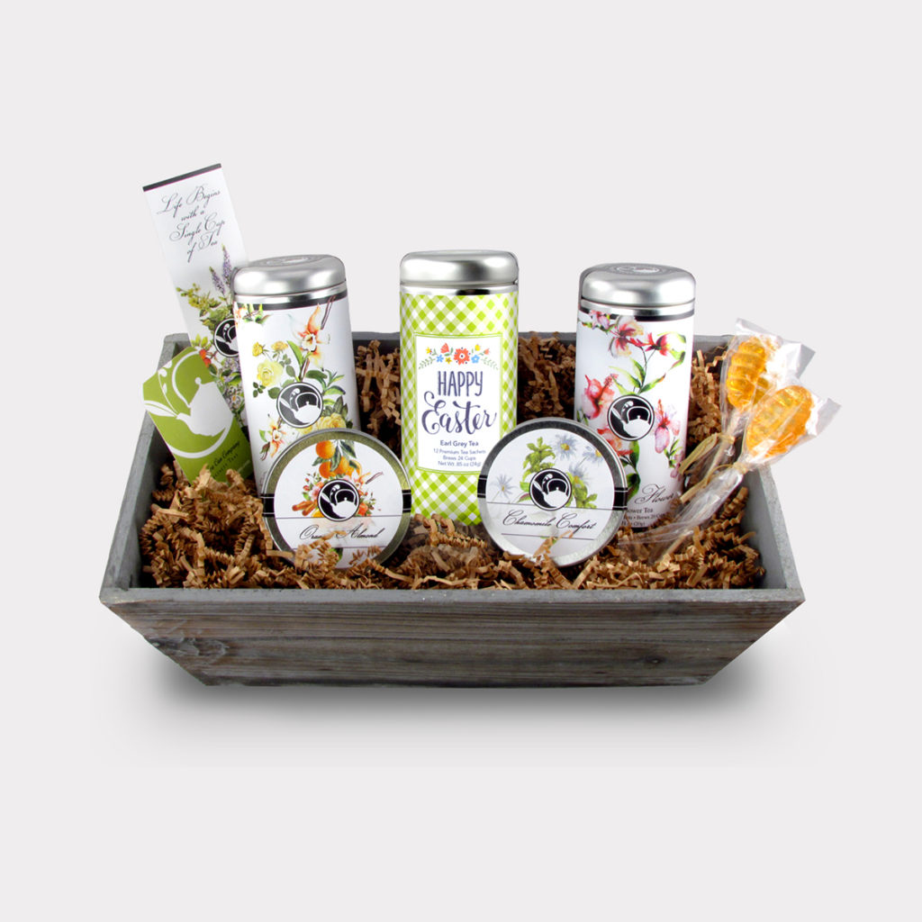 Large Easter Tea Gift Basket | The Tea Can Company