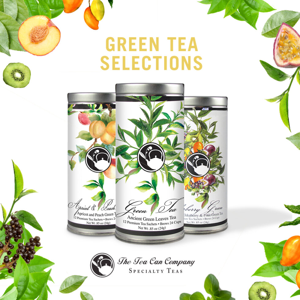 Apricot and Peach Tree Green Tea | The Tea Can Company