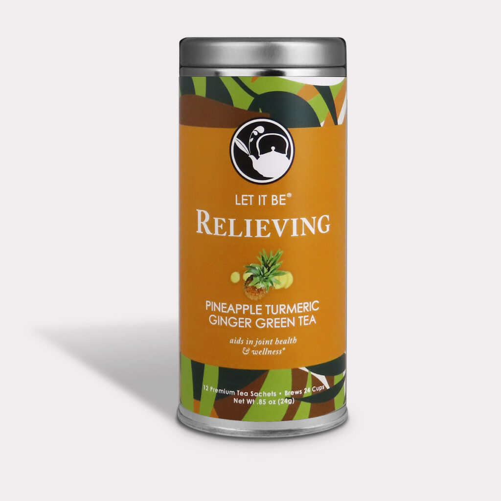Let It Be® Relieving Pineapple Turmeric Ginger Green Tea | The Tea Can ...