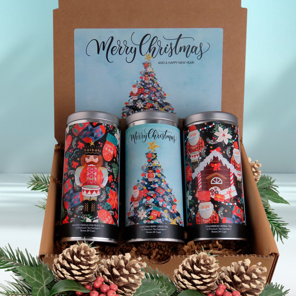Merry Christmas Boxed Tea Gift Set | The Tea Can Company