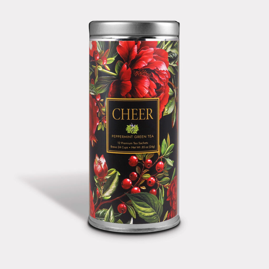 CHEER Peppermint Green Tea | The Tea Can Company